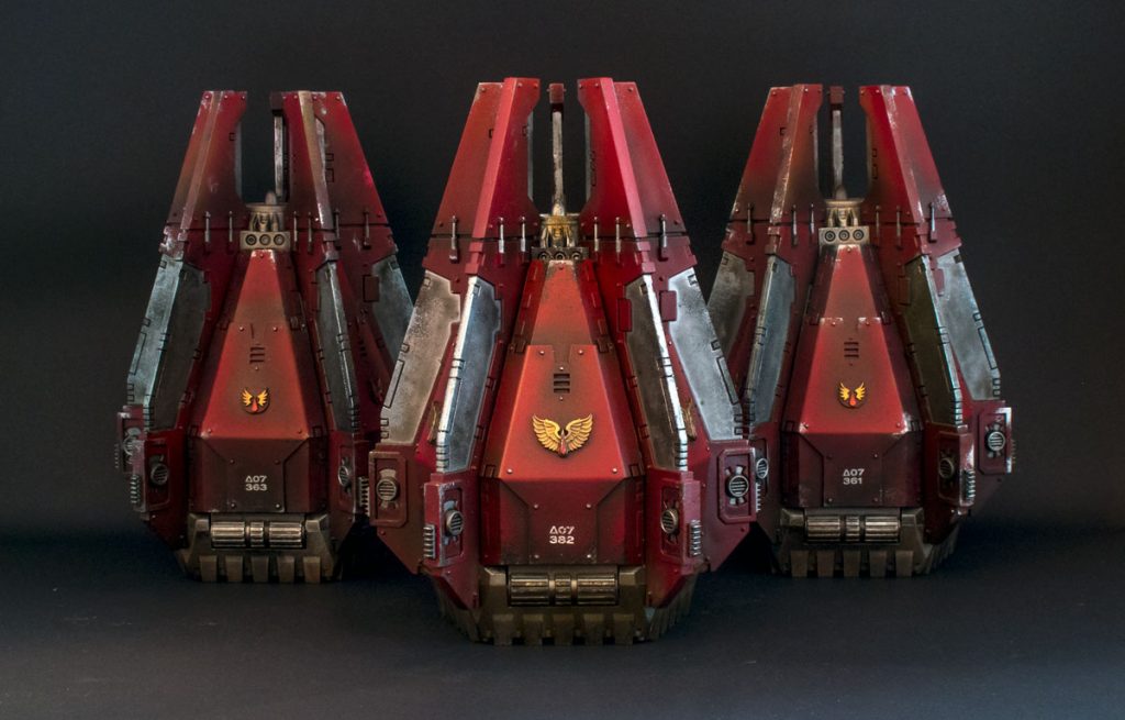 Blood Angels Drop Pods » The Mighty Brush