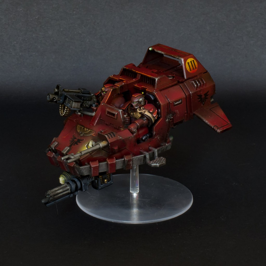 Blood Angels Land Speeder Squadron | The Mighty Brush