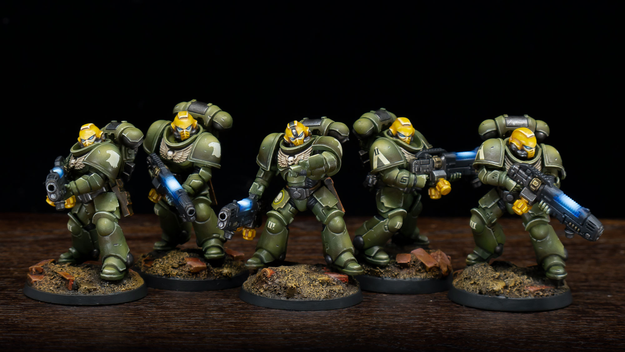 Raptors Primaris Hellblasters Squad 01 » The Mighty Brush