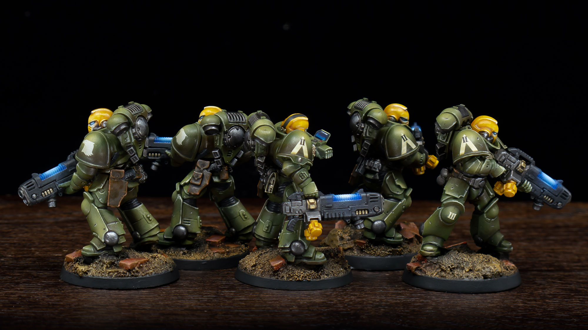 Raptors Primaris Hellblasters Squad 01 » The Mighty Brush