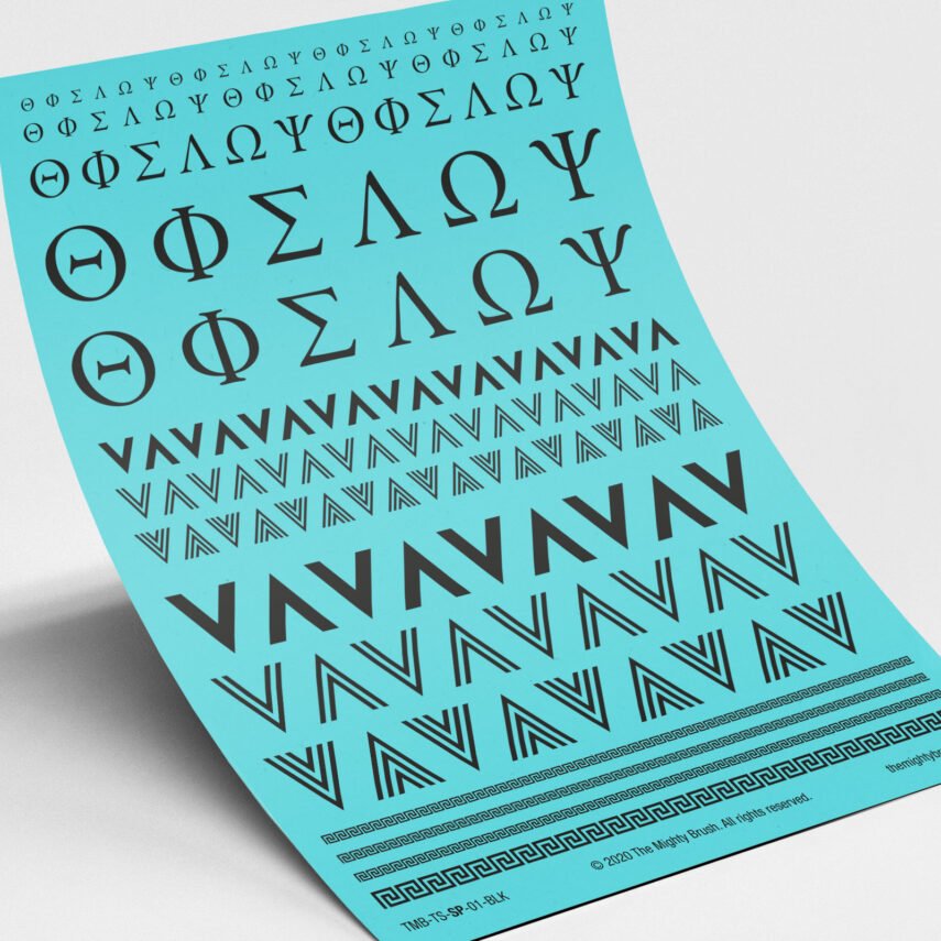 Imperial Gothic Details Waterslide Transfers Decals » The Mighty Brush