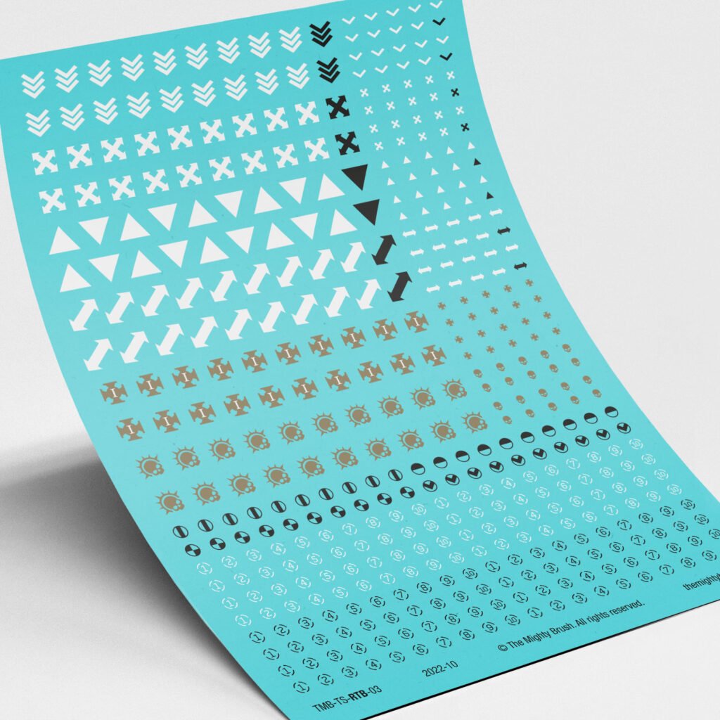 Retributor Markings Waterslide Transfers Decals » The Mighty Brush