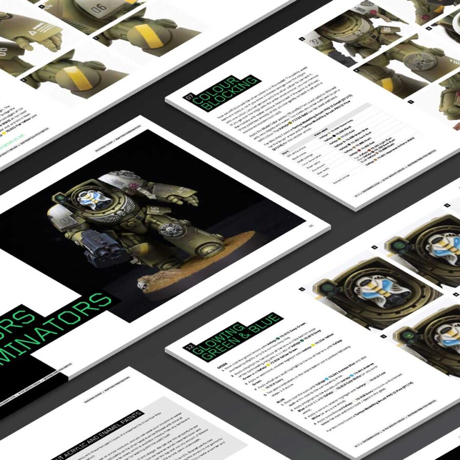 How to Paint Raptors Terminators PDF Painting Guide » The Mighty Brush